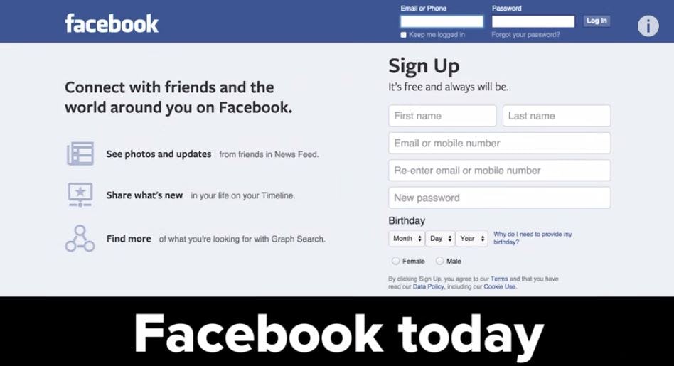 What Did Facebook Look Like When It Was New? "Your Favorite Websites ...