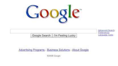 What Did Google Used To Look Like? A Visual History Of Everyone's ...