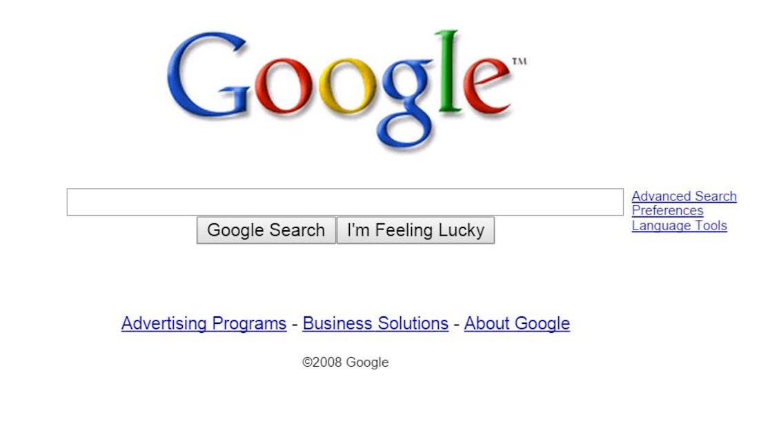 What Did Google Used To Look Like? A Visual History Of Everyone's ...