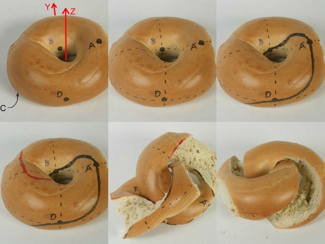 The Best Way to Cut a Bagel Turns Your Breakfast into Mathematical ...