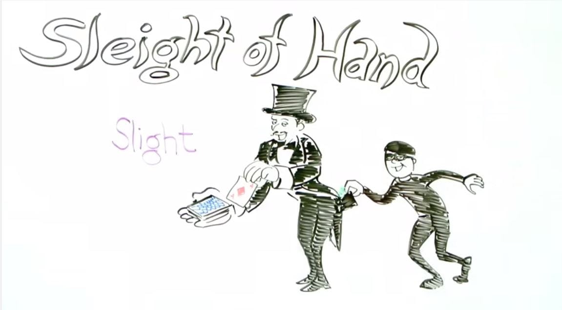 Where Does “Sleight Of Hand” Come From? It Doesn't Mean What You Think ...