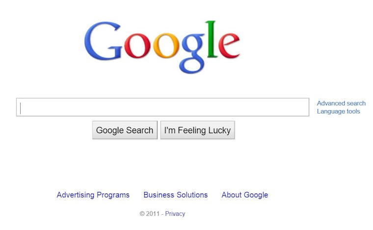 What Did Google Used To Look Like? A Visual History Of Everyone's ...