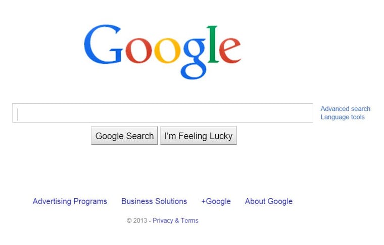What Did Google Used To Look Like? A Visual History Of Everyone's ...