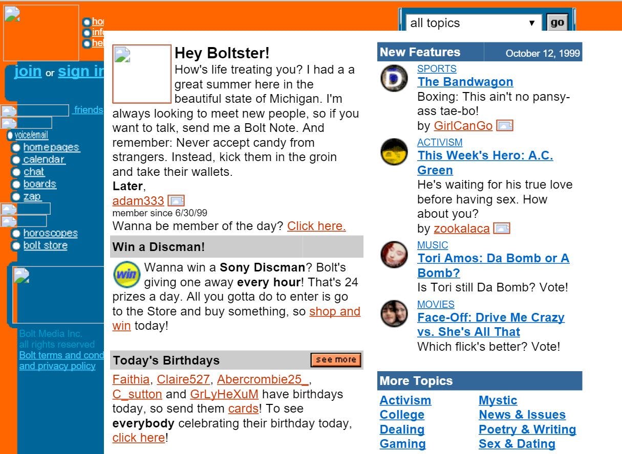 7 ‘90s Social Media Sites From Before Social Media Was A Thing