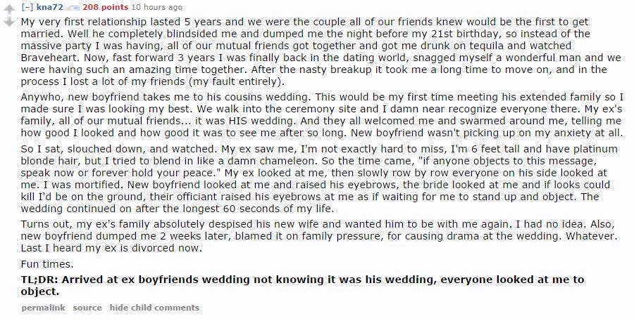 What Happens When Someone Objects at a Wedding? Chaos, According to Reddit