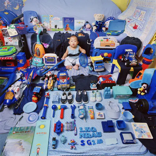 JeongMee Yoon’s “Pink and Blue Project” Photo Series Examines Gendered ...