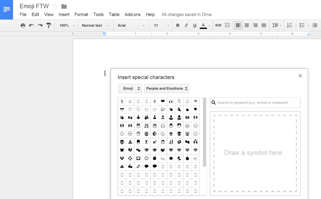 How To Use Emoji In Google Drive, Because Somewhat Surprisingly, It's ...