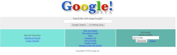 What Did Google Used To Look Like? A Visual History Of Everyone's ...