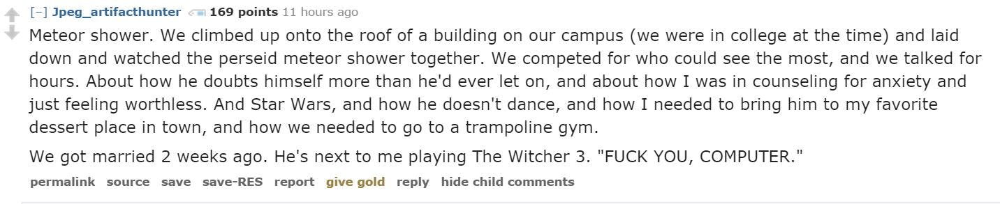 16 Cheap Yet Romantic Dates From Reddit That Prove You Don't Have To ...