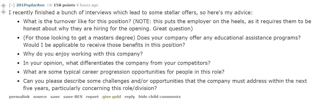 12 Questions To Ask At The End Of A Job Interview, According To Reddit