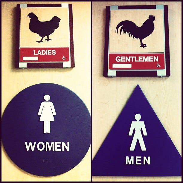 Hip Bathroom Signs Are the Worst, and College Humor Totally Feels Your Pain