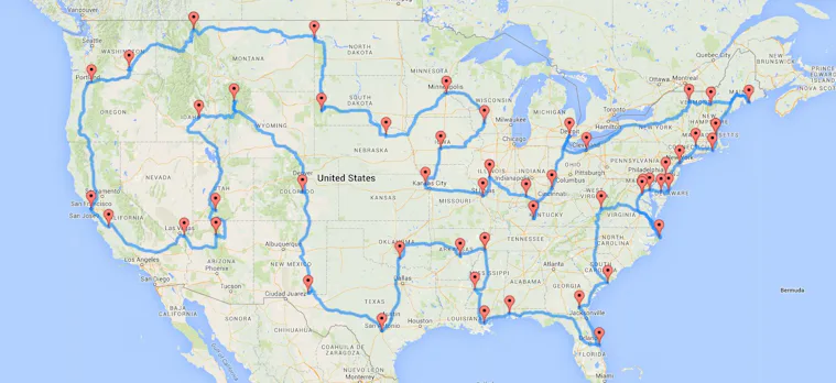 The Ultimate Road Trip Route Through The United States Is Here, Thanks ...