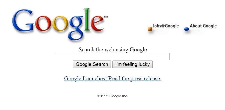 What Did Google Used To Look Like? A Visual History Of Everyone's ...