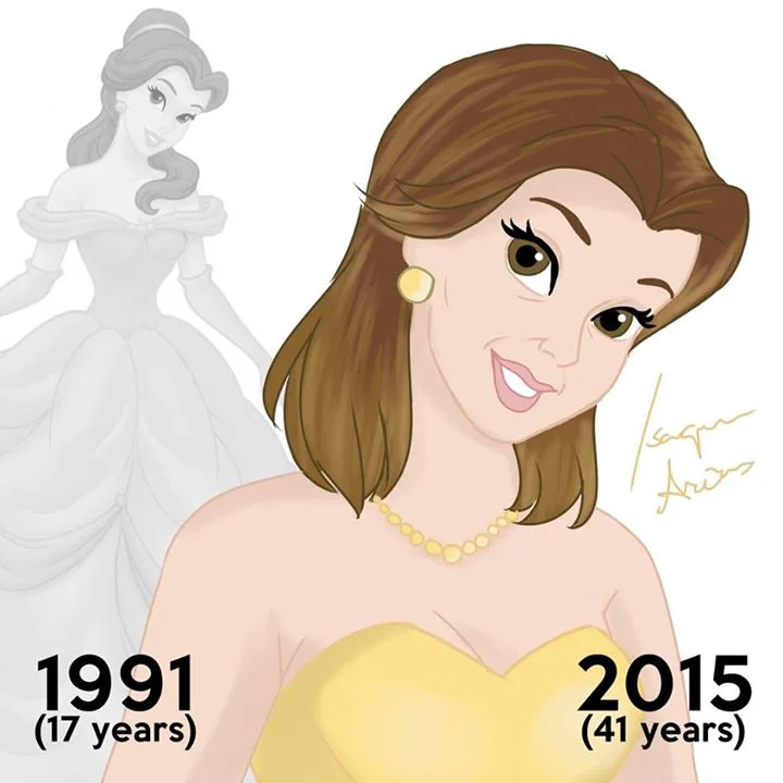 How Old Would Disney Princesses Be Today? Artist Isaque Areas Imagines ...