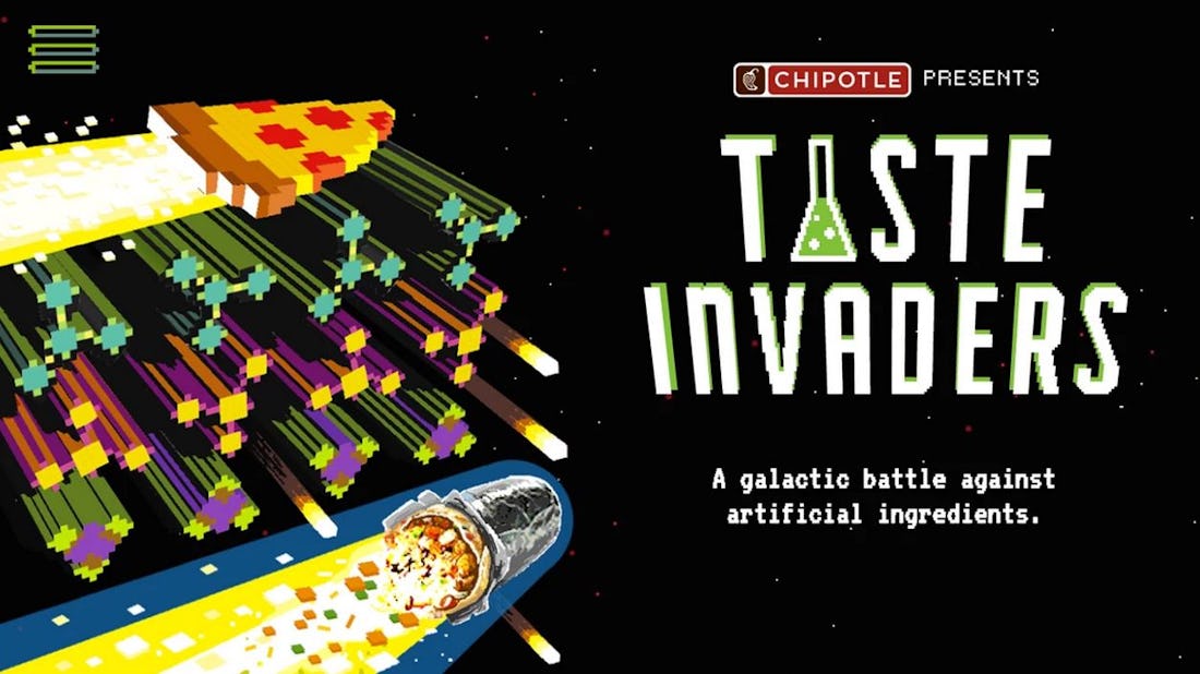 Chipotle 'Taste Invaders' Game Updates 'Space Invaders,' Because Who ...