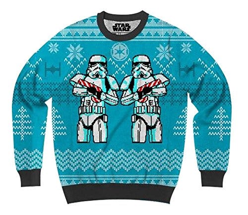 13 Star Wars Ugly Christmas Sweaters That Will Remind Santa The Force ...
