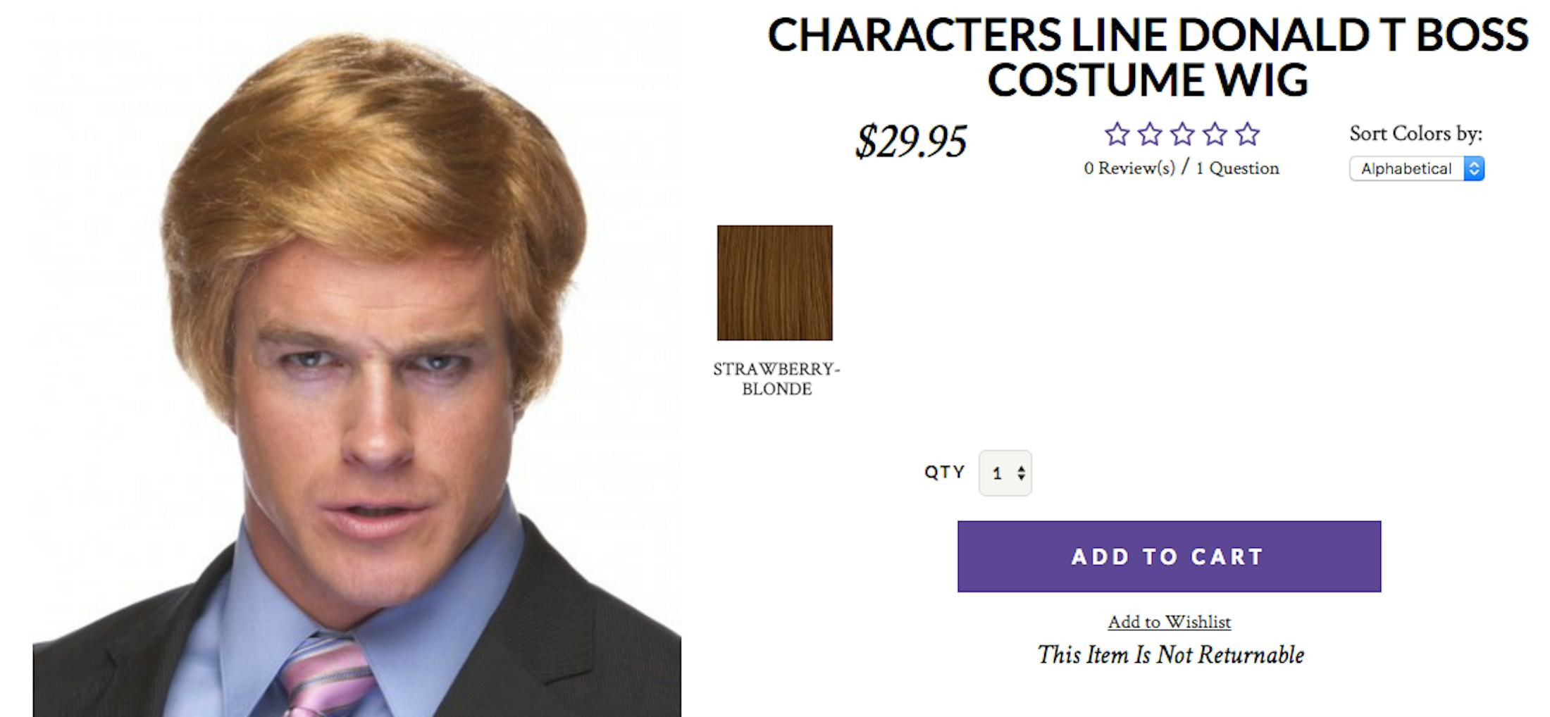 11 Donald Trump Wigs For Halloween To Spook Your Friends With