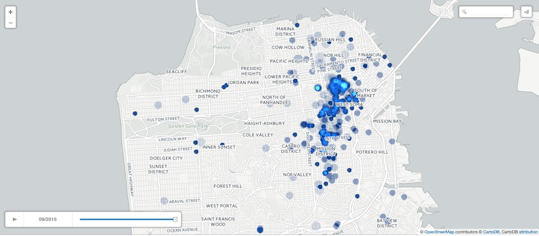 San Francisco Poop Map Shows Where To Avoid Human Waste On The Street ...