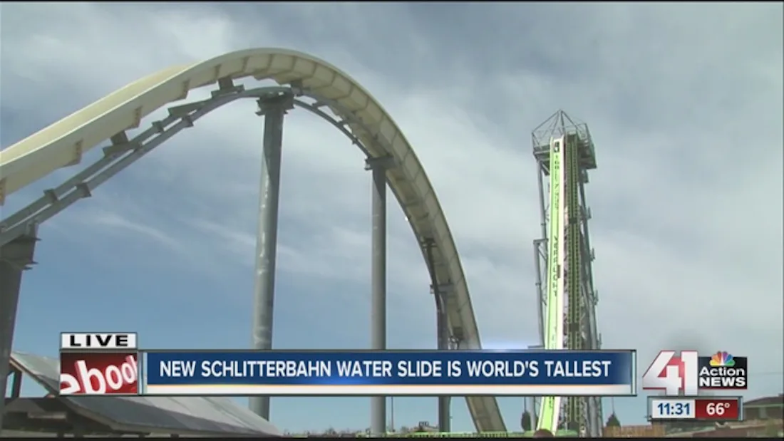 Kansas City's Record-Breaking Verruckt Water Slide Is Like Riding ...