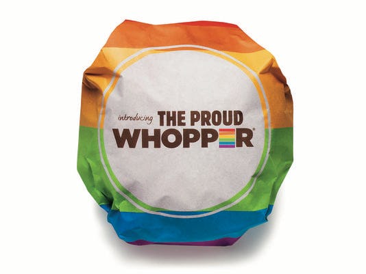 Burger King's "Proud Whopper" Gay Pride Burger Is A Good Bite For A ...