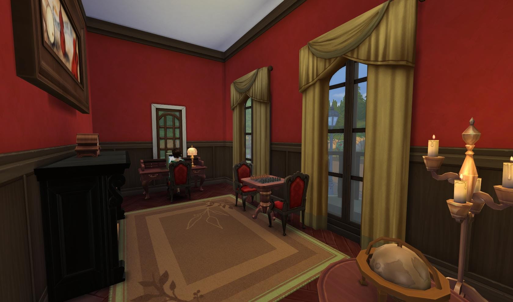 The "Clue" Mansion Designed In 'The Sims 4' Is The Creepiest Place You ...