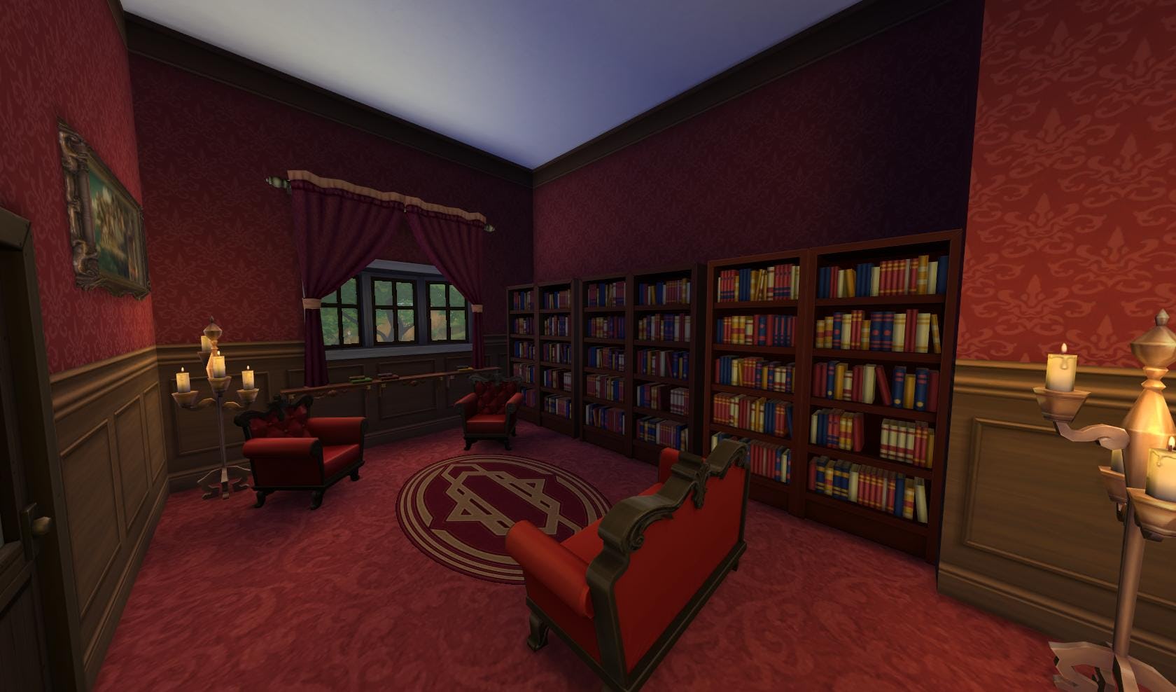 The "Clue" Mansion Designed In 'The Sims 4' Is The Creepiest Place You ...