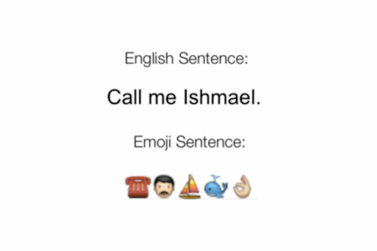 Emoji Dick: Moby Dick, Translated Into Emoji Icons. This Exists.