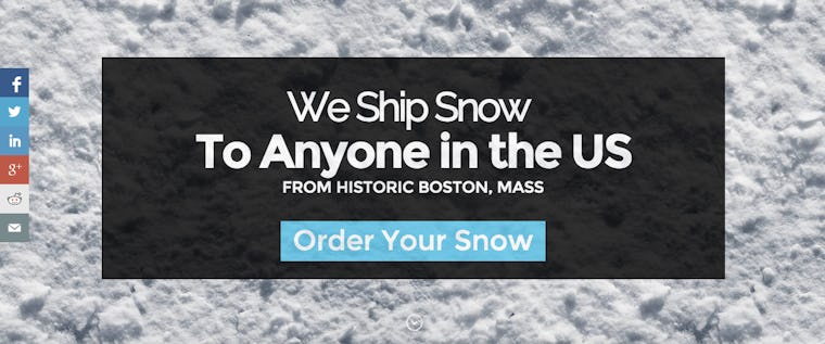 "Ship Snow, Yo" Ships Fresh Boston Snow To Your Doorstep, Because ...