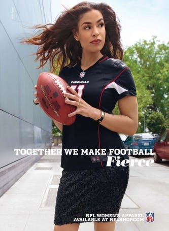 NFL Discovers Women Like Football, Revamps Its Once-Sexist Female ...