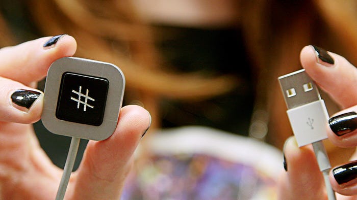 The HashKey, A Nifty One-Button Keyboard For All Your Hashtagging Needs ...