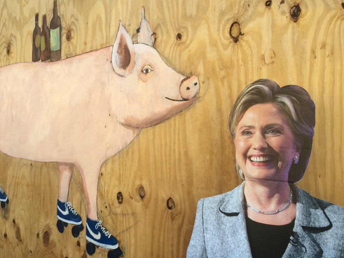 I Took A Life-Size Hillary Clinton Cardboard Cutout On Errands Around ...