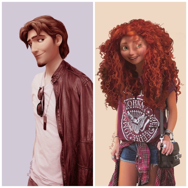 This Is What Disney Characters Would Look Like In Modern Times And Theyre Pretty Hip 