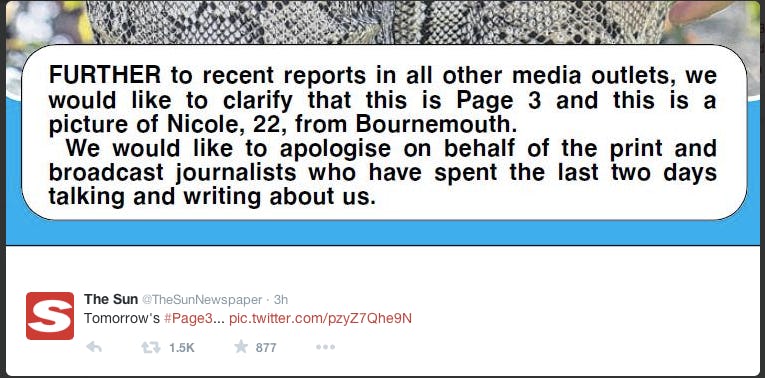 'The Sun's Page 3 Topless Models Are Already Back, And It's Causing A ...