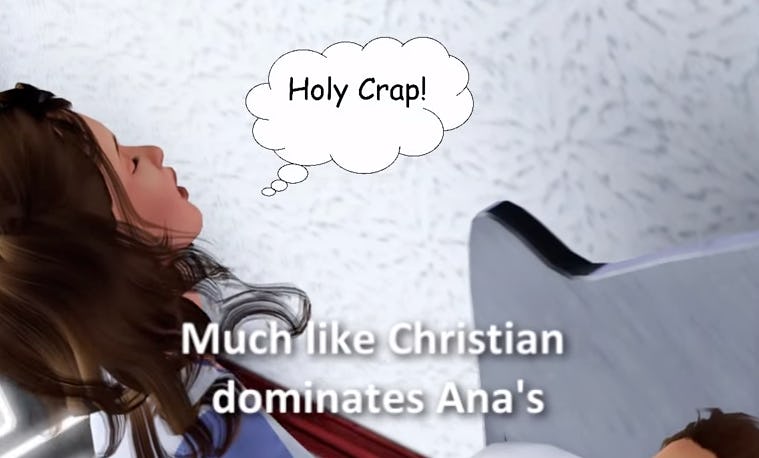 The 'Fifty Shades Of Grey' Tampon Scene Got An Animated Fan-Made Video ...
