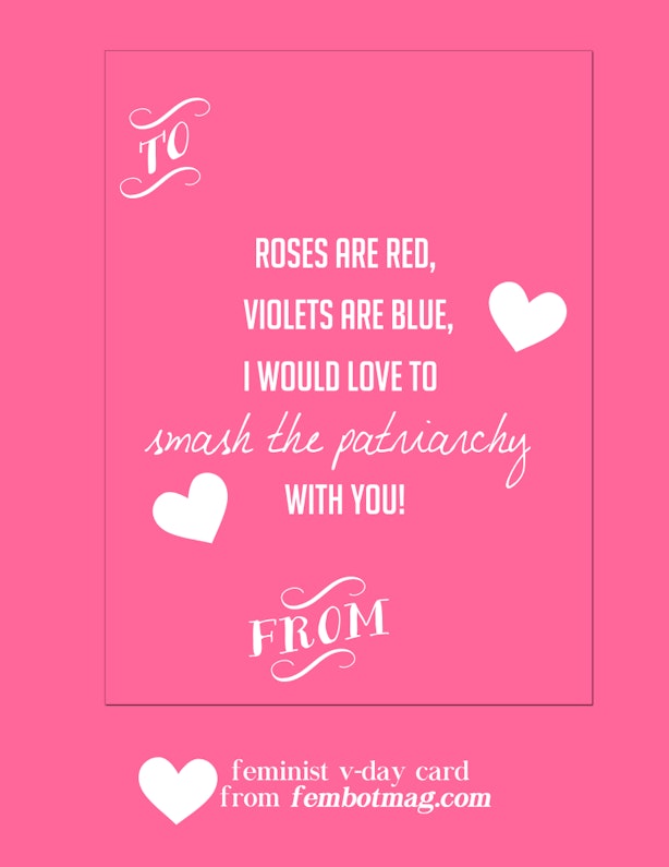 10 Feminist Valentine's Day Cards To Celebrate Without Sexism