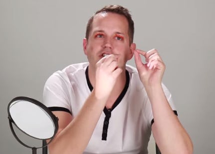 Guys Try On Fake Eyelashes, And The Hilarious Results Range From Epic ...