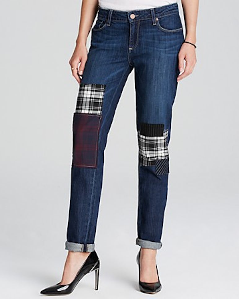 7 Patchwork Jeans To Shop Now, Because The Chic Farmer Look Is Super ...