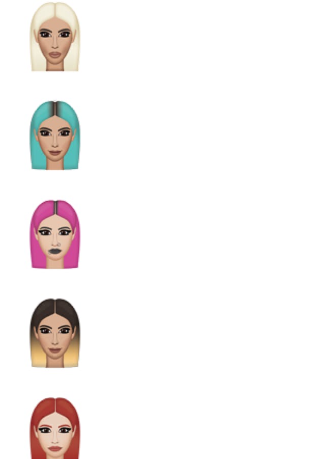 18 Ways Kim Kardashian's New Kimoji App Can Be Used In Everyday ...