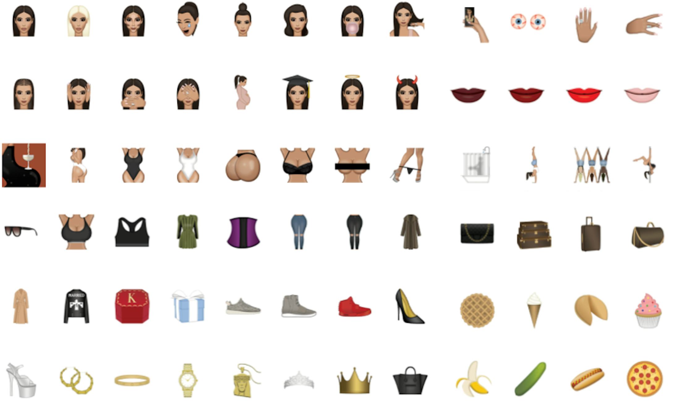 18 Ways Kim Kardashian's New Kimoji App Can Be Used In Everyday ...