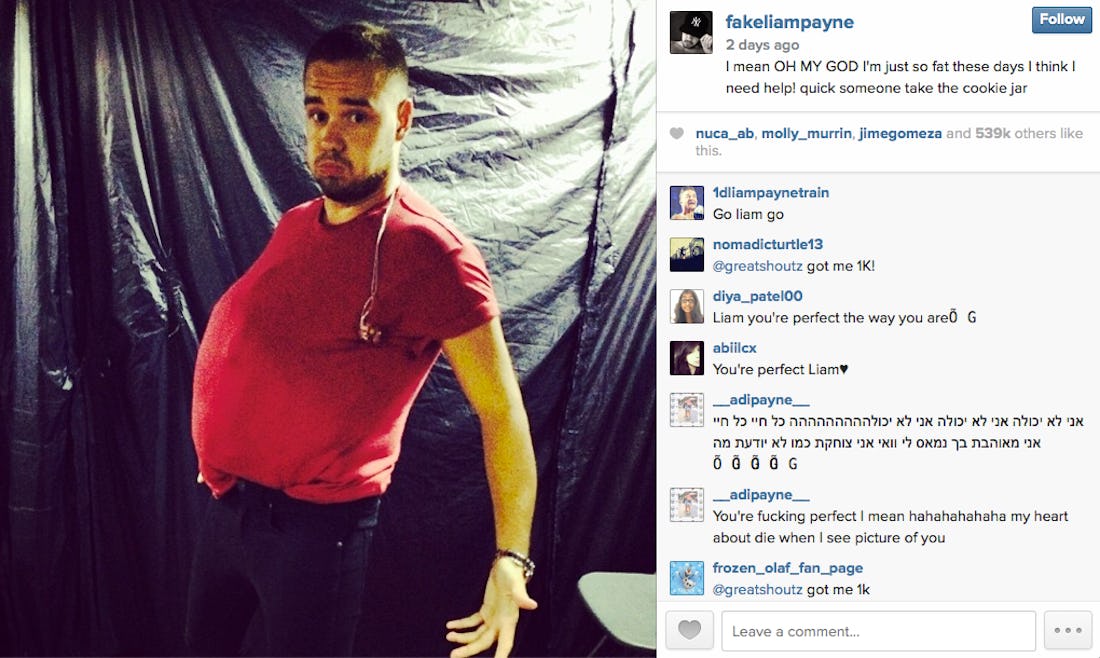 Liam Payne Shows Fat Shamers Who’s Boss With a Positive Message ...
