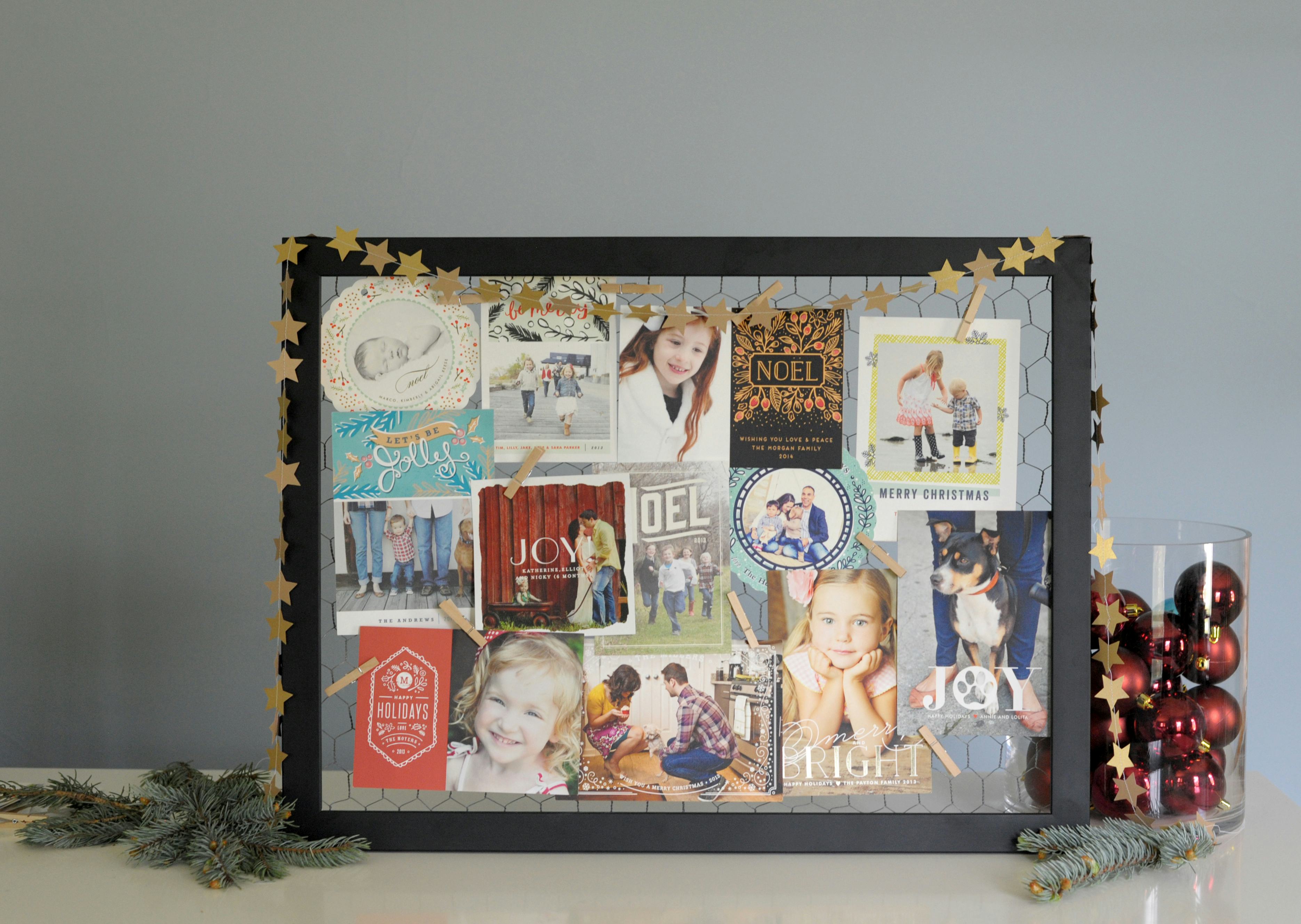 6 Ways to Turn Christmas Cards Into Festive Decorations, Because How ...