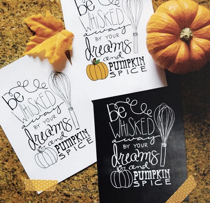 22 Free Fall Printables For Your Home That Perfectly Show Off The ...