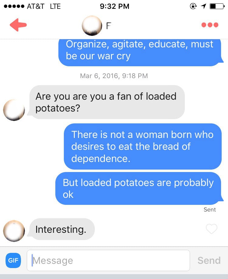 I Tried Using Only Susan B. Anthony Quotes On Tinder, And Here's What ...