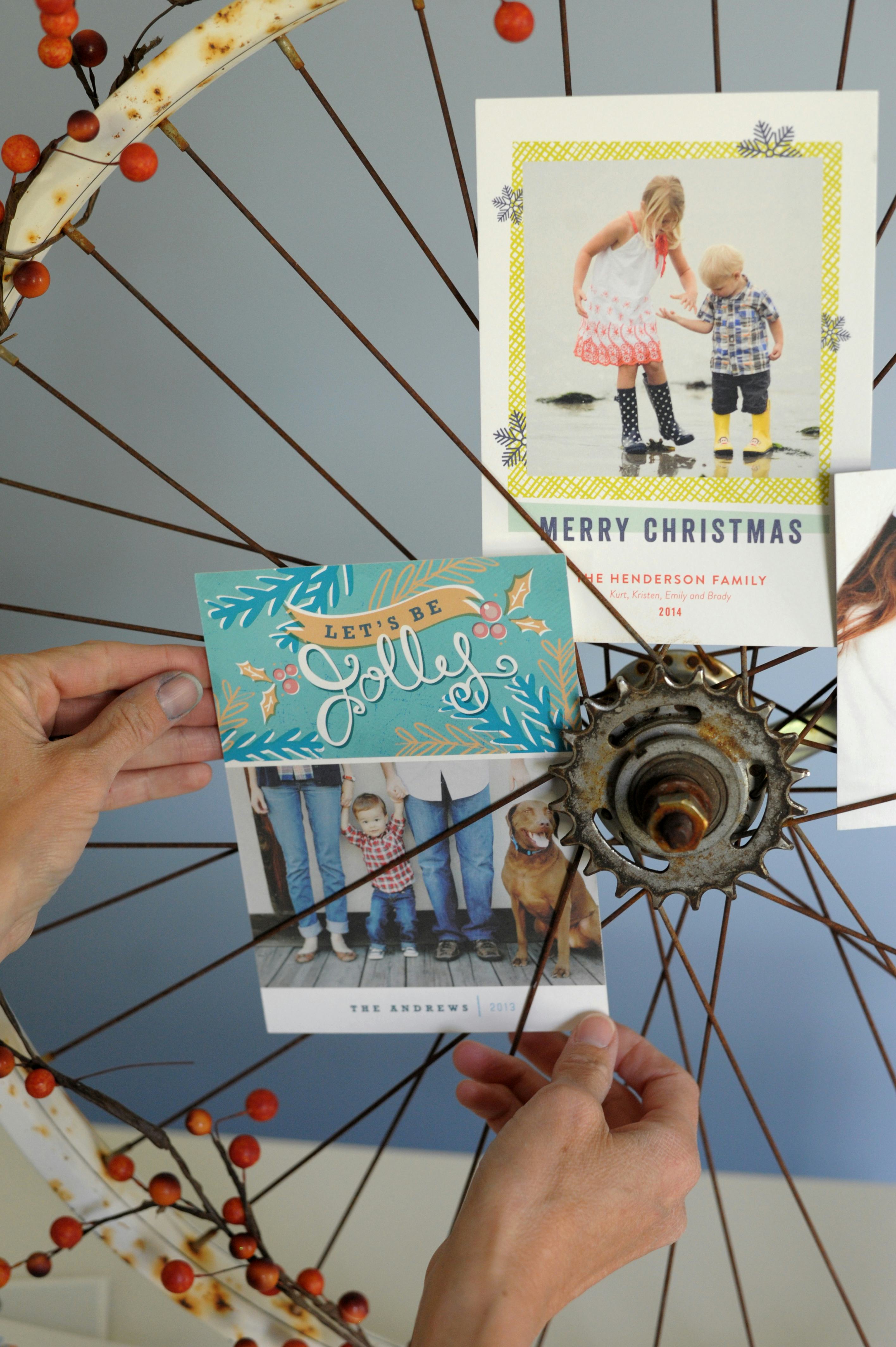 6 Ways to Turn Christmas Cards Into Festive Decorations, Because How ...