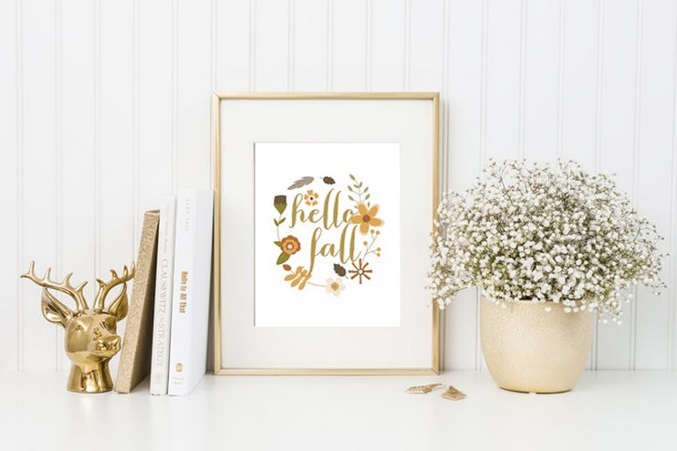 22 Free Fall Printables For Your Home That Perfectly Show Off The ...