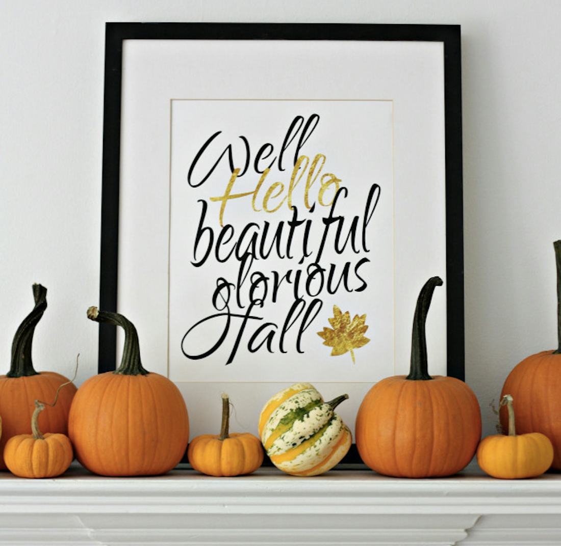 22 Free Fall Printables For Your Home That Perfectly Show Off The ...