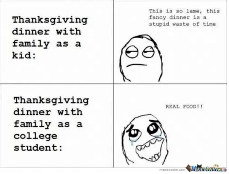 15 Funny Thanksgiving Memes That Your Family Will Appreciate