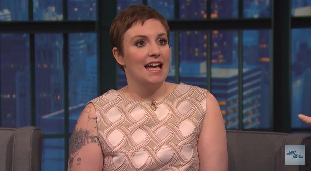 Lena Dunham Debuts Pixie Cut On 'Late Night With Seth Meyers' — Is This ...