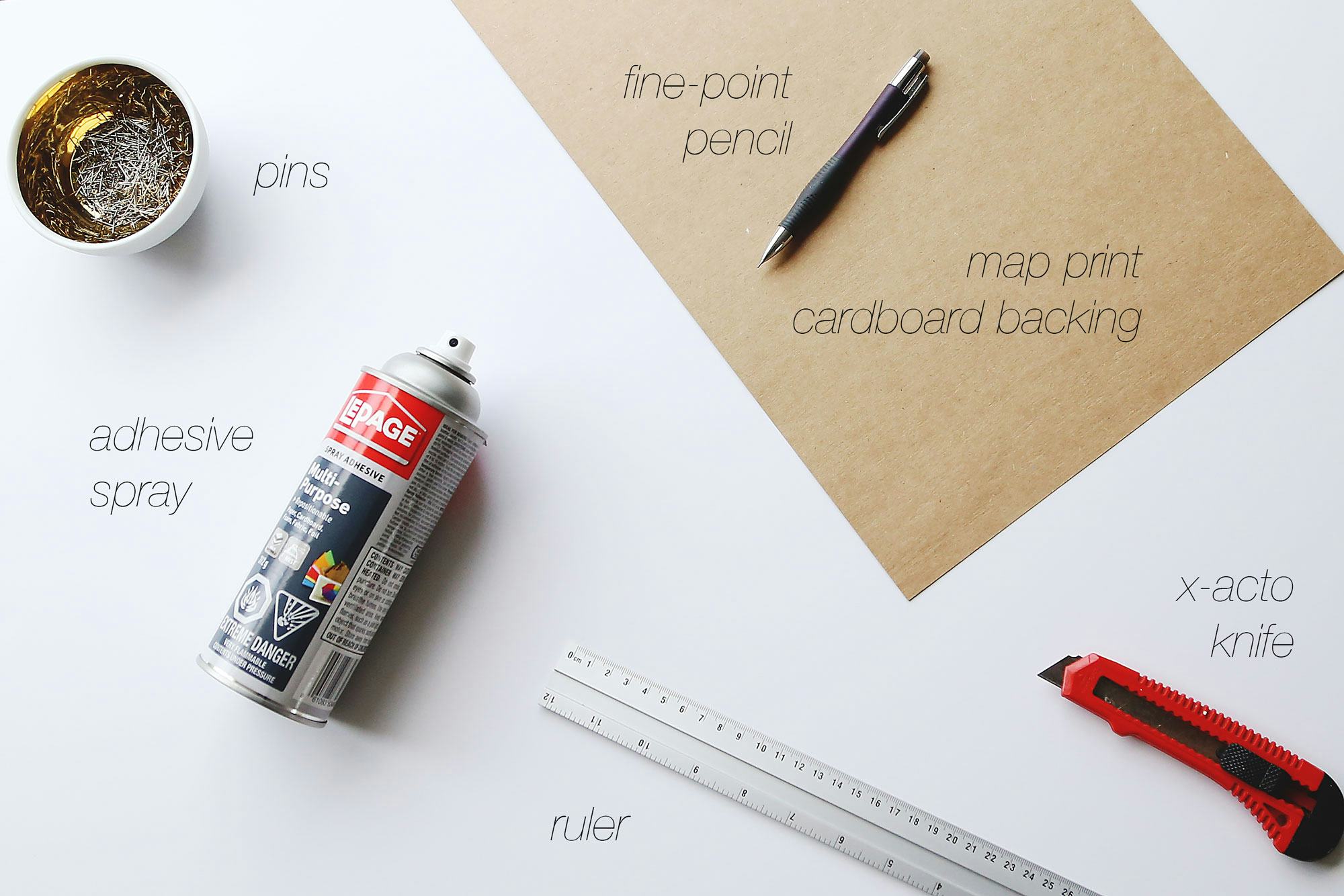 A DIY Map Project To Help You Keep Track Of All Your Amazing Travel ...