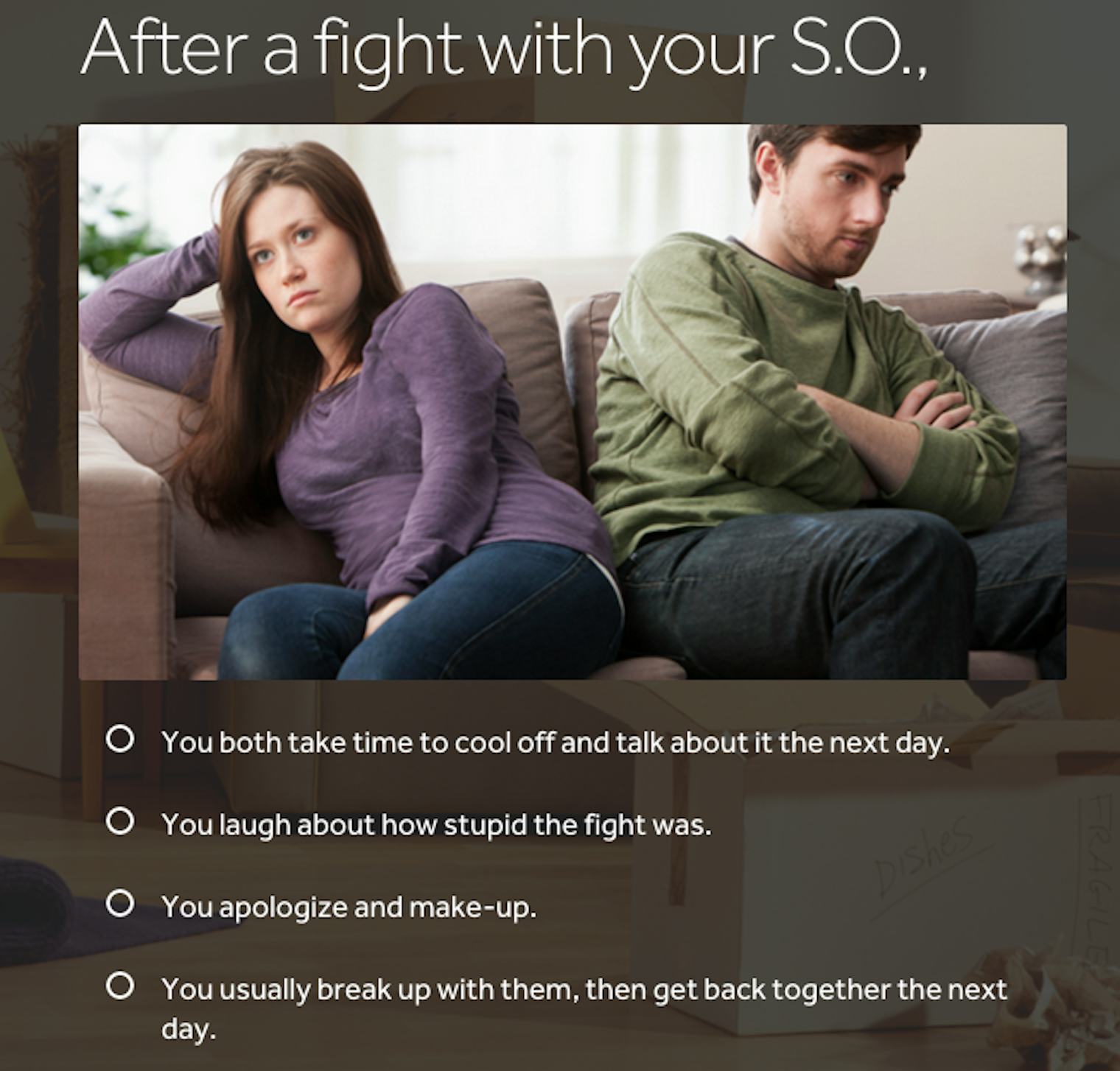 “9 Questions To Ask Before Moving In Together” Test Demonstrates You